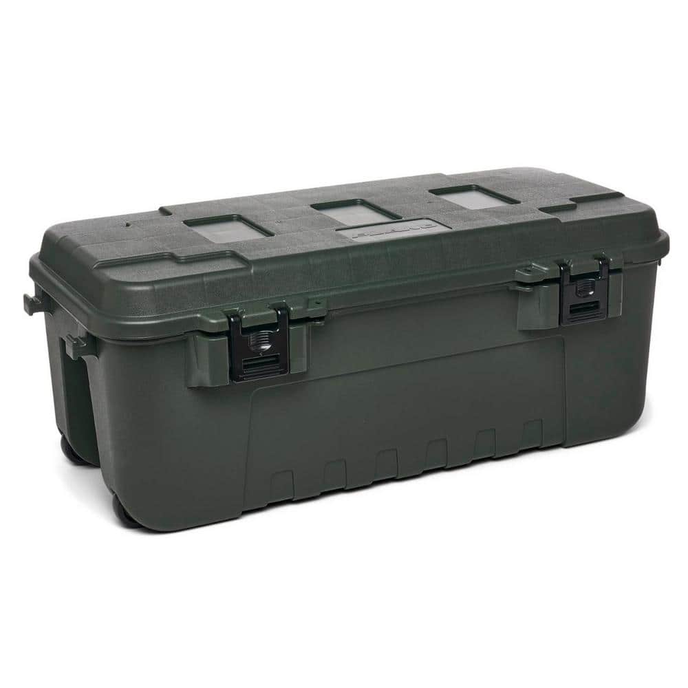 Plano 27 Gal. Storage Box in Olive Drab PLAT19ODE - The Home Depot