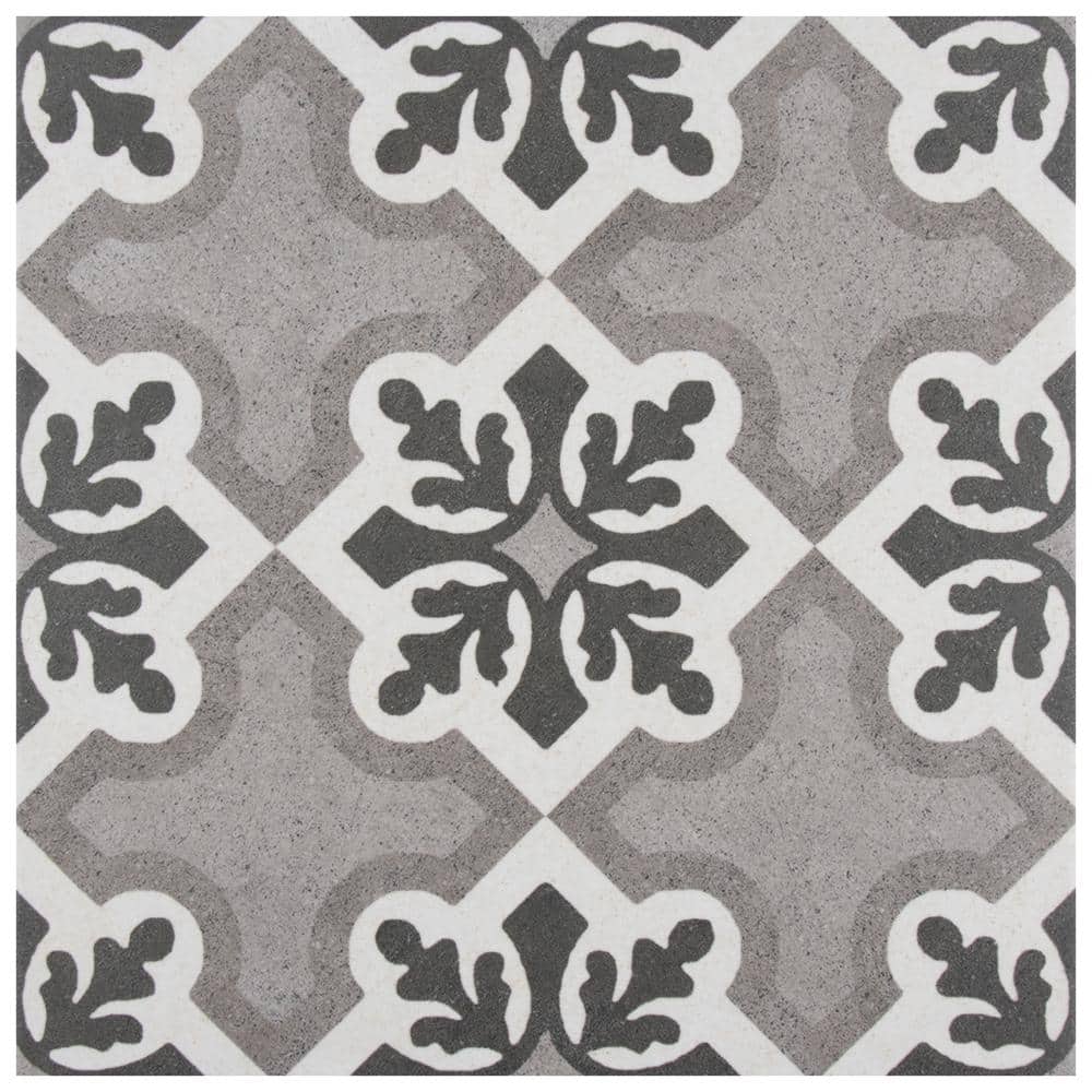 Merola Tile Vintage Ruzafa 9-3/4 in. x 9-3/4 in. Porcelain Floor and ...