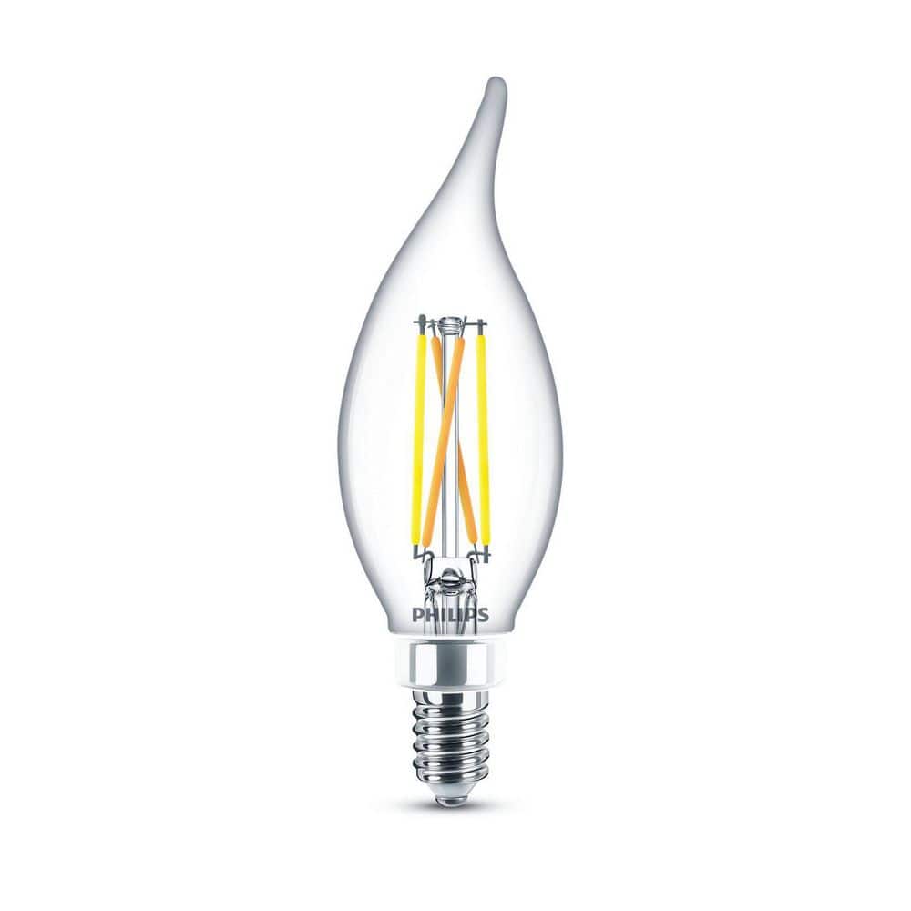 Philips 40-Watt Equivalent BA11 Ultra Definition LED Light Bulb 2700K 3 ...
