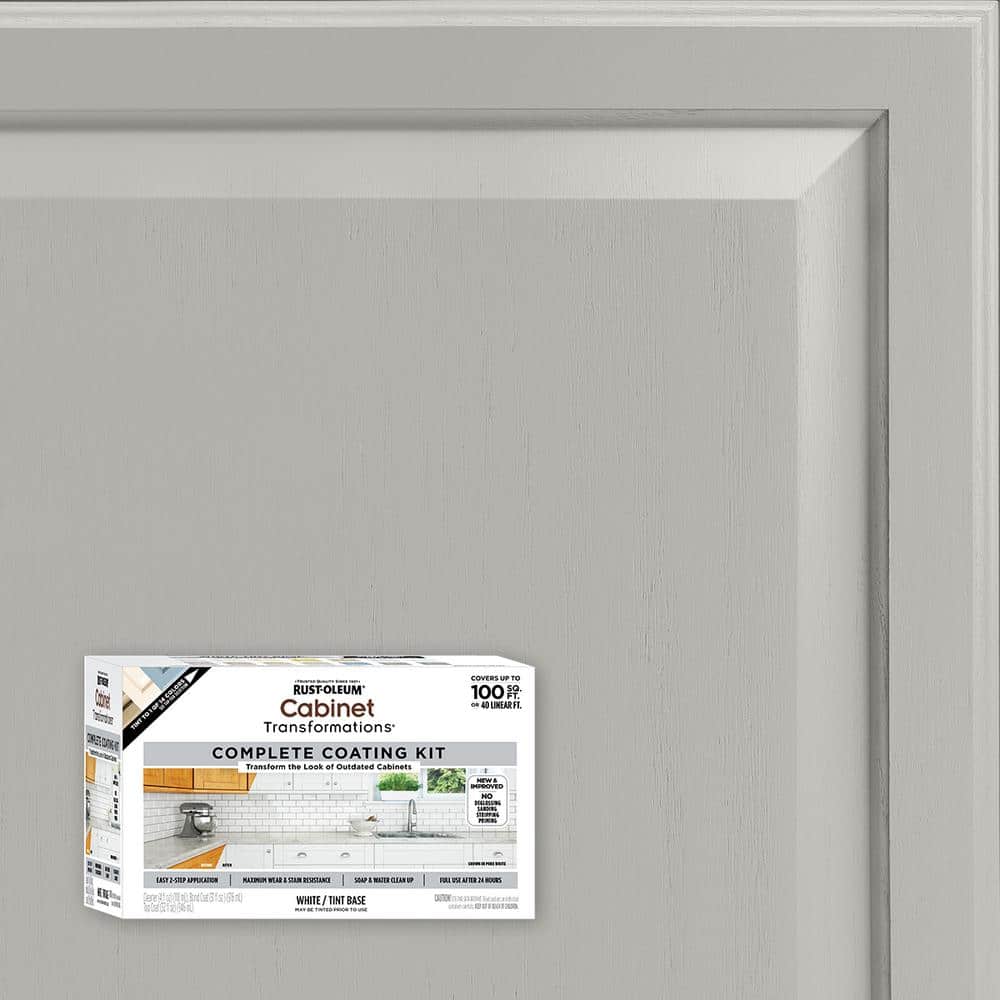 Rust-Oleum Transformations 1 qt. Satin Winter Fog Interior Cabinet ...