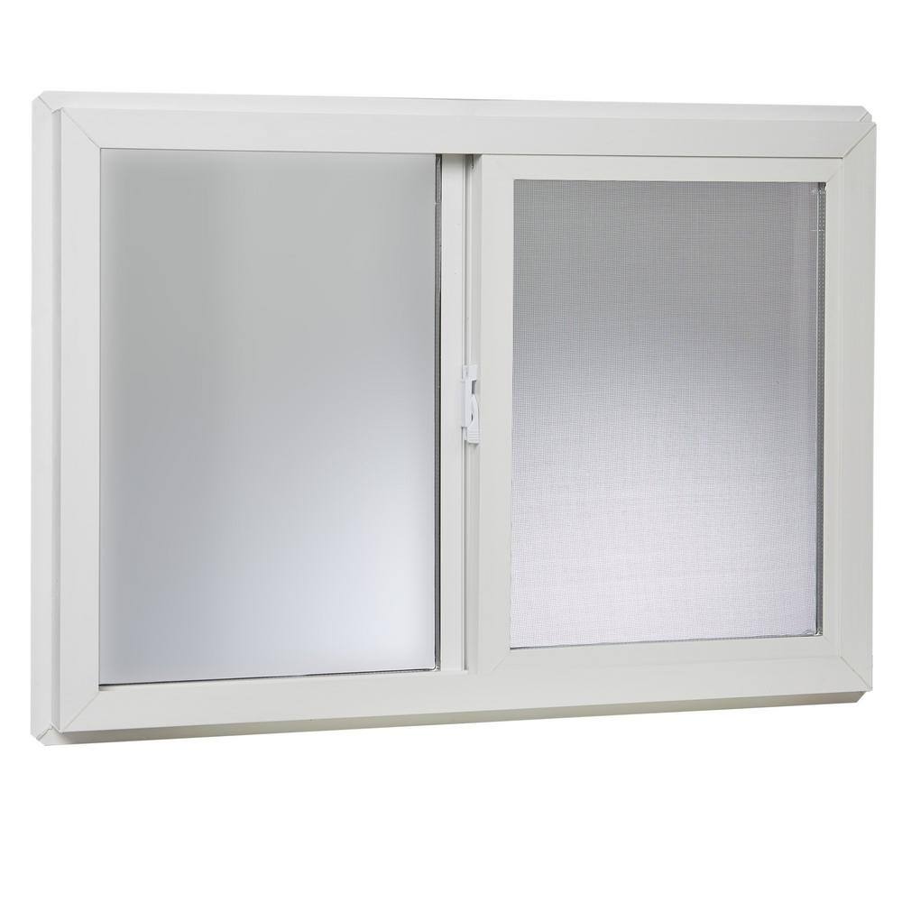 SEEUTEK 32 in. x 22 in. Universal/Reversible White Insulated Glass ...