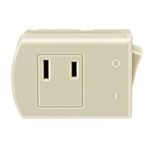 Leviton 1-Outlet 15 Amp Grounded Plug-In Switch Tap with On/Off Switch ...