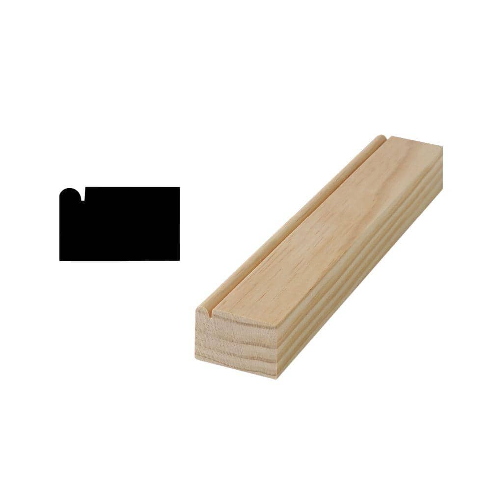 Woodgrain Millwork WG 3179 1-1/4 in. x 2 in. Solid Pine Brick Moulding ...