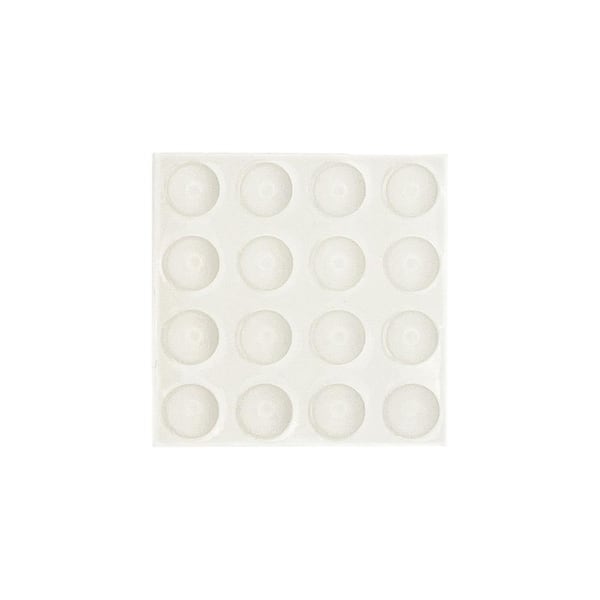 Everbilt 3/8 in. Clear Self-Adhesive Round Bumper (16-Pack) 41-H1006 ...