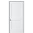 MMI Door Shaker Flat Panel 20 in. x 80 in. Left Hand Solid Core Primed ...