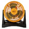 Comfort Zone 8 in. 3-Speed Turbo Desk Fan with Adjustable Head in ...