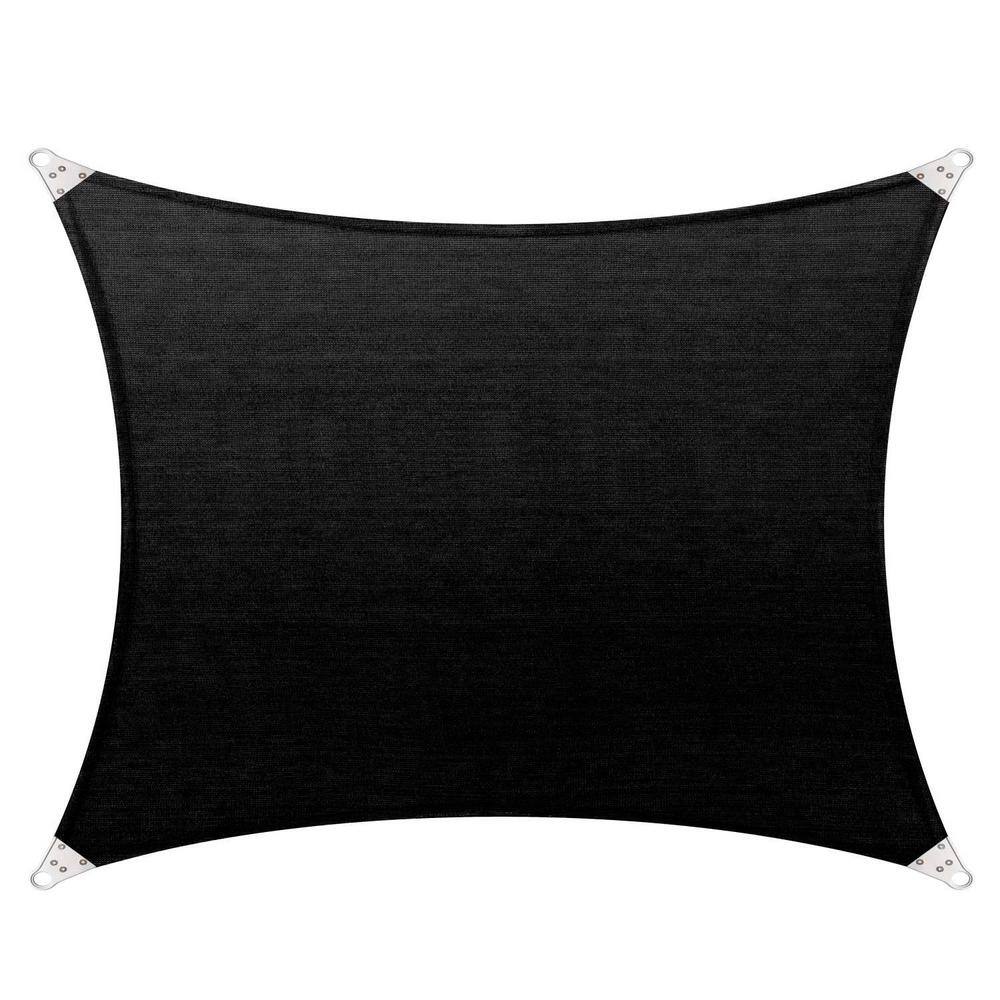 COLOURTREE 24 ft. x 16 ft. 260 GSM Reinforced (Super Ring) Black ...