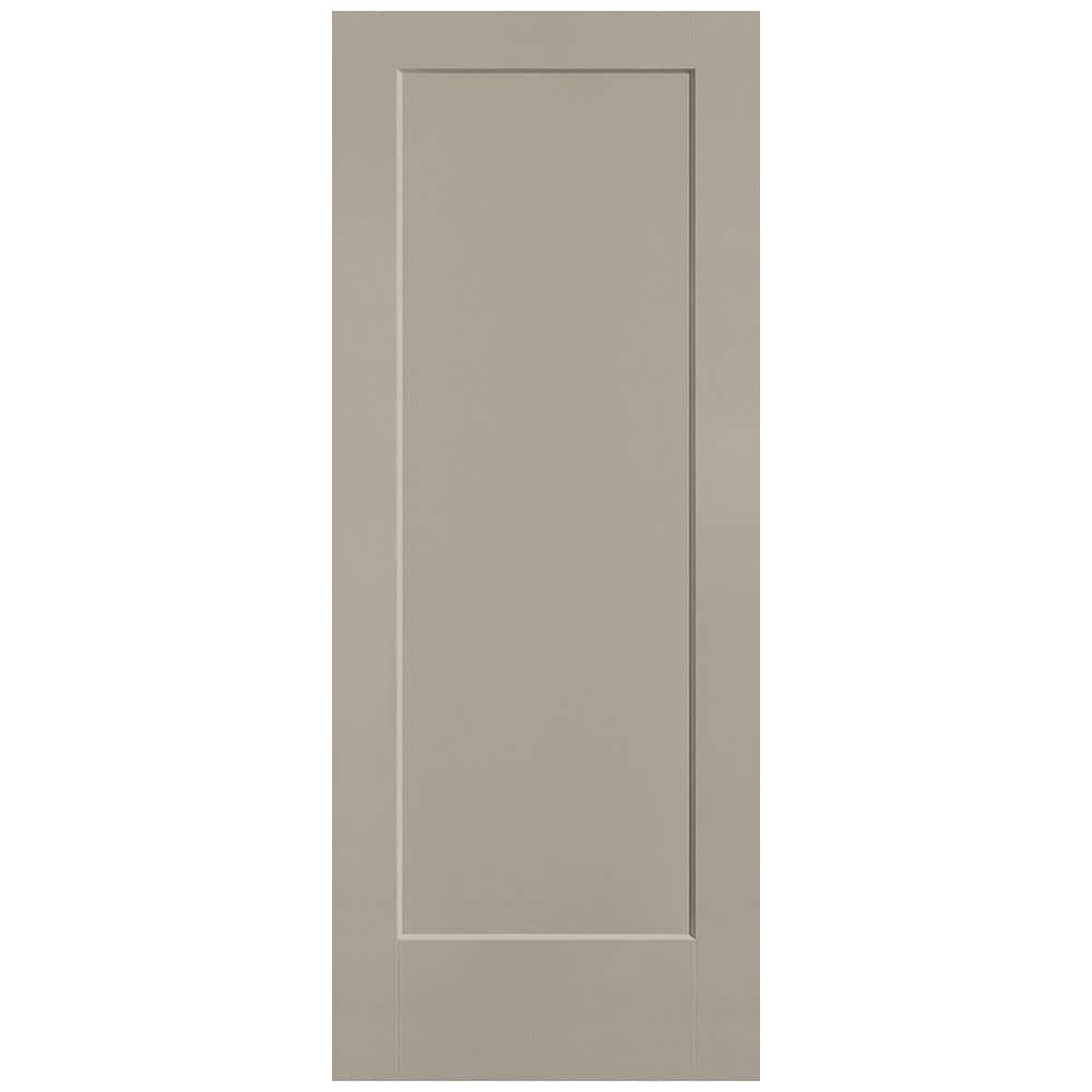 Masonite 32 in. x 80 in. 1-Panel Lincoln Park Single Bore Solid Core ...