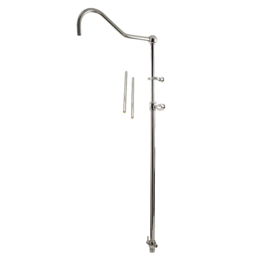 Kingston Brass Vintage 60 in. Add-On Shower with 17 in. Shower Arm in ...