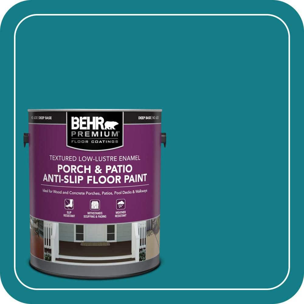 BEHR PREMIUM 1 gal. #PPU13-01 Caribe Textured Low-Lustre Enamel ...