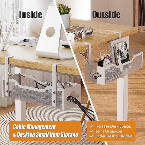 Under Desk Cable Management Cable Management Small Bamboo Lid Cable