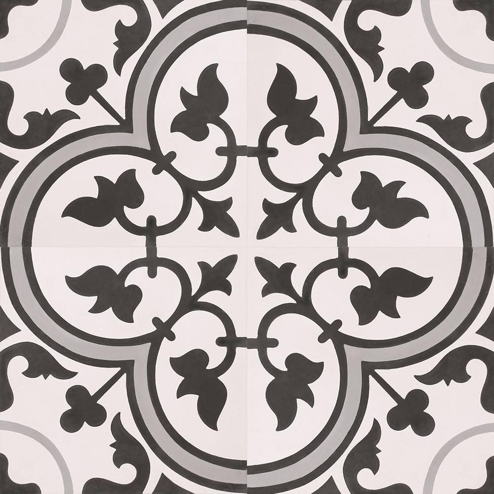 InDesign Cementine Laurel 16 in. x 16 in. Ceramic Floor and Wall Tile ...