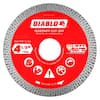DIABLO 4-1/2 in. Diamond Continuous Rim Cut-Off Discs for Masonry ...