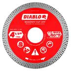 DIABLO 4-1/2 in. Diamond Continuous Rim Cut-Off Discs for Masonry DMADC0450