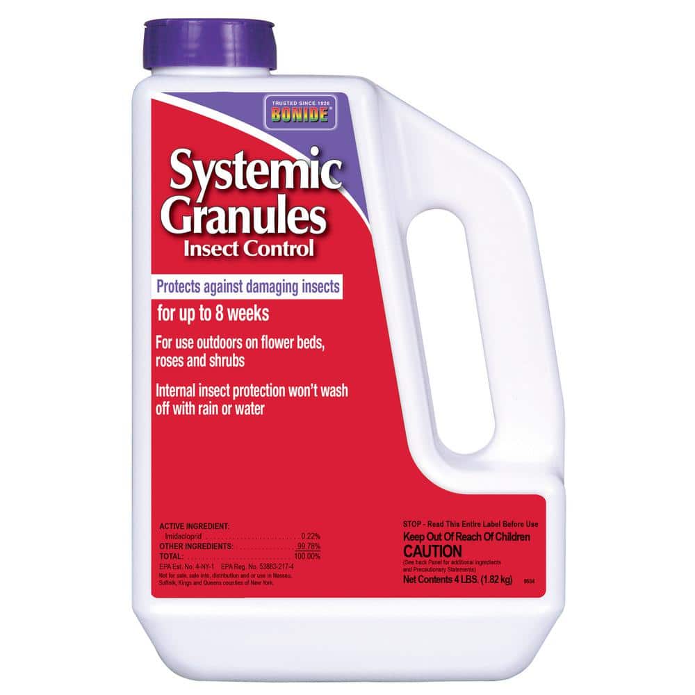 Bonide Systemic Insect Control, 4 lb Granules, Rain Fast Long Lasting ...