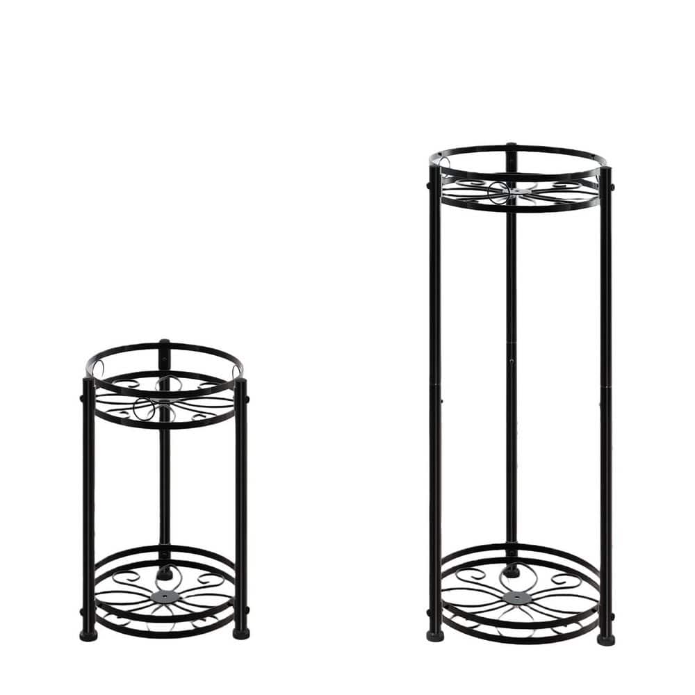 OGETFUUR 2-Pack Heavy Metal Plant Stand, Waterproof Plant Shelf Holder ...