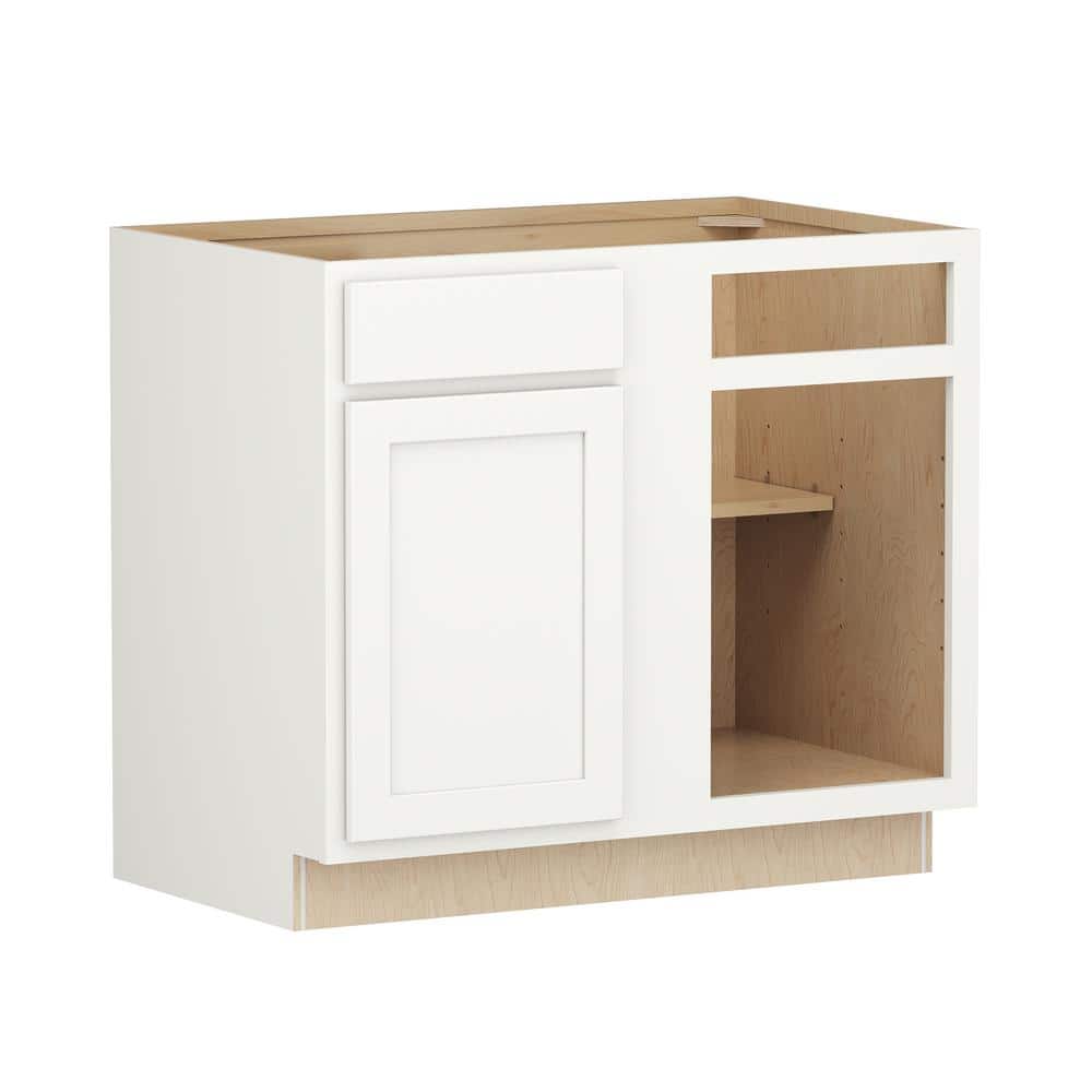 SIMPLY WOODMARK PRO Shaker Partial Overlay 39 in W x 24 in D x 34.5 in ...