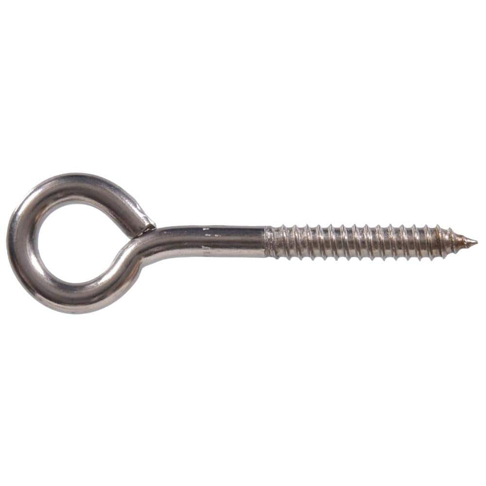 Hardware Essentials 1/4 in. x 5 in. Stainless Steel Lag Thread Screw ...