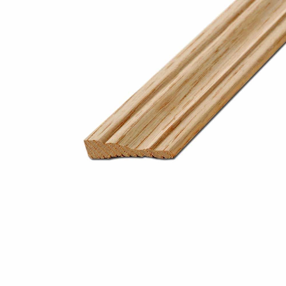 American Wood Moulding LWM356 1/2 in. x 2-1/4 in. Solid Oak Casing ...