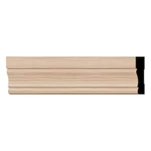 Ekena Millwork WM443 0.63 in. D x 3.25 in. W x 96 in. L Wood (Sapele ...