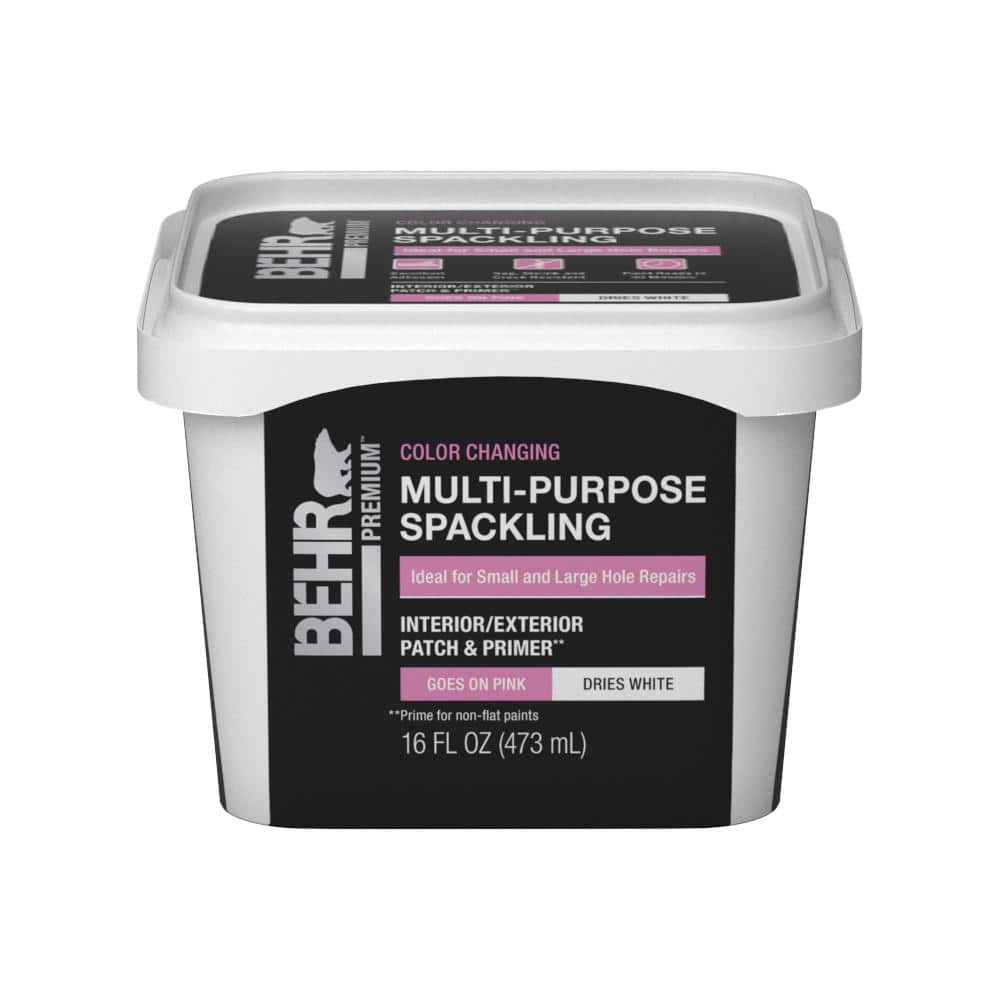 BEHR PREMIUM 16 oz. Color Changing Multi-Purpose Spackling Compound ...