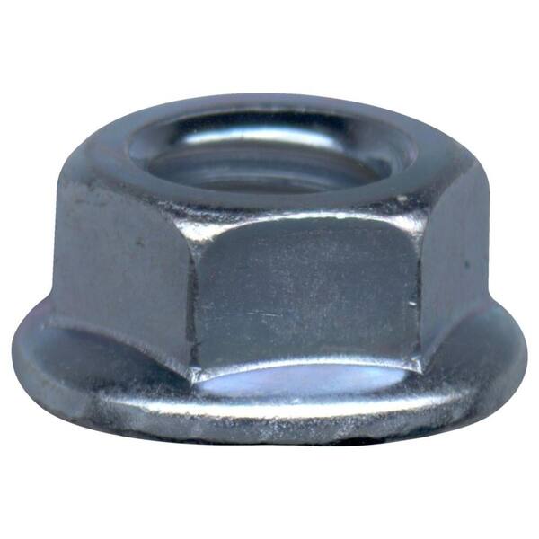 Everbilt 1/2-13 Zinc-Plated Steel Serrated Lock Nut 40188 - The Home Depot