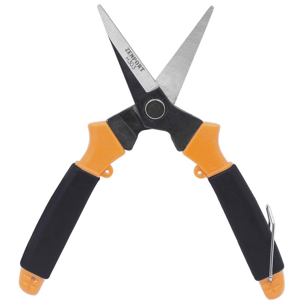 ZENPORT Light Needle Nose Shear with Wishbone Spring, 6.75 in. (Box of ...