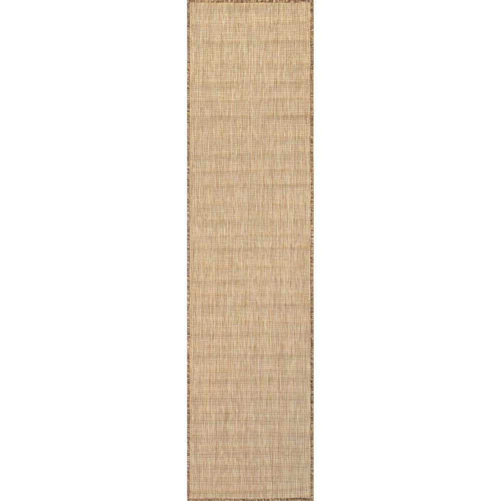nuLOOM Nakia Transitional Natural 2 ft. x 8 ft. Indoor/Outdoor Runner Rug GBCB63A-208 - The Home ...