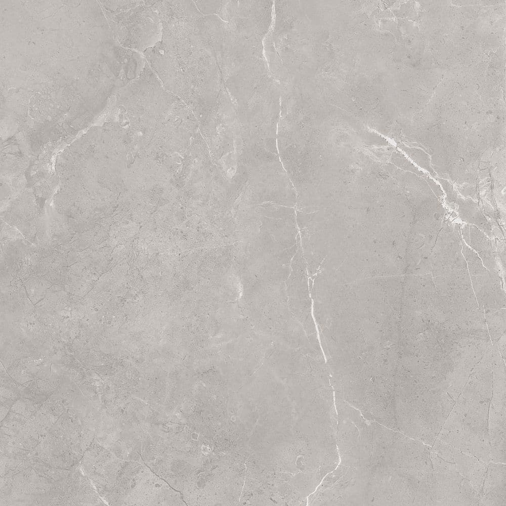 Stonegrid Gray 12 in. x 12 in. Matte Stone Look Porcelain Tile (16.72 ...