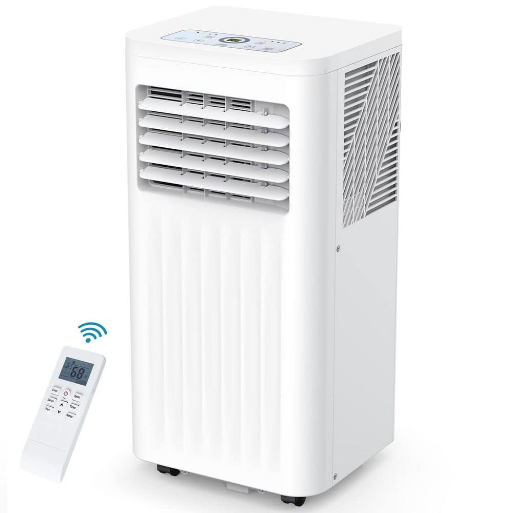 COWSAR 8,000 BTU (5,000 BTU DOE) 115-Volt Portable Air Conditioner ...
