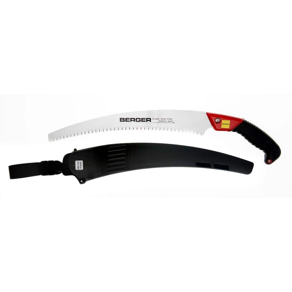 Berger 13 in. Curved Pruning Saw with scabbard 64850 - The Home Depot