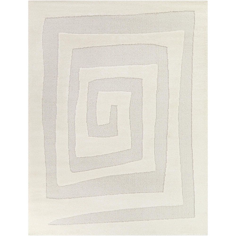 Draco Silver 5 ft. 3 in. x 7 ft. Abstract Area Rug 59842066.160213.8 ...