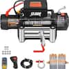 VEVOR 13,000 lbs. Electric Winch 12-Volt Power Winch with 85 ft. Cable ...