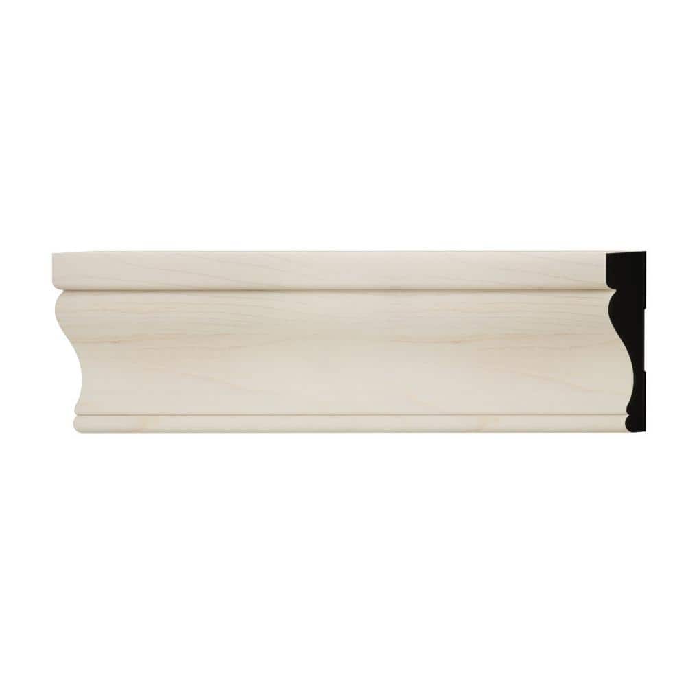 Ekena Millwork WM350 0.69 in. D x 3.5 in. W x 6 in. L Wood (Maple ...