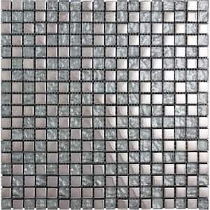 Apollo Tile Silver 4 in. x 5 in. Polished Finish Stainless Steel Penny ...