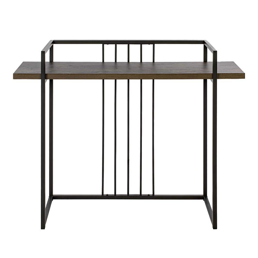 Homy Casa Zen 47.2 in. Brown Rectangular MDF Console Table ZEN CONSOLE ...