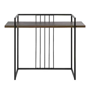 Homy Casa Zen 47.2 in. Brown Rectangular MDF Console Table ZEN CONSOLE ...