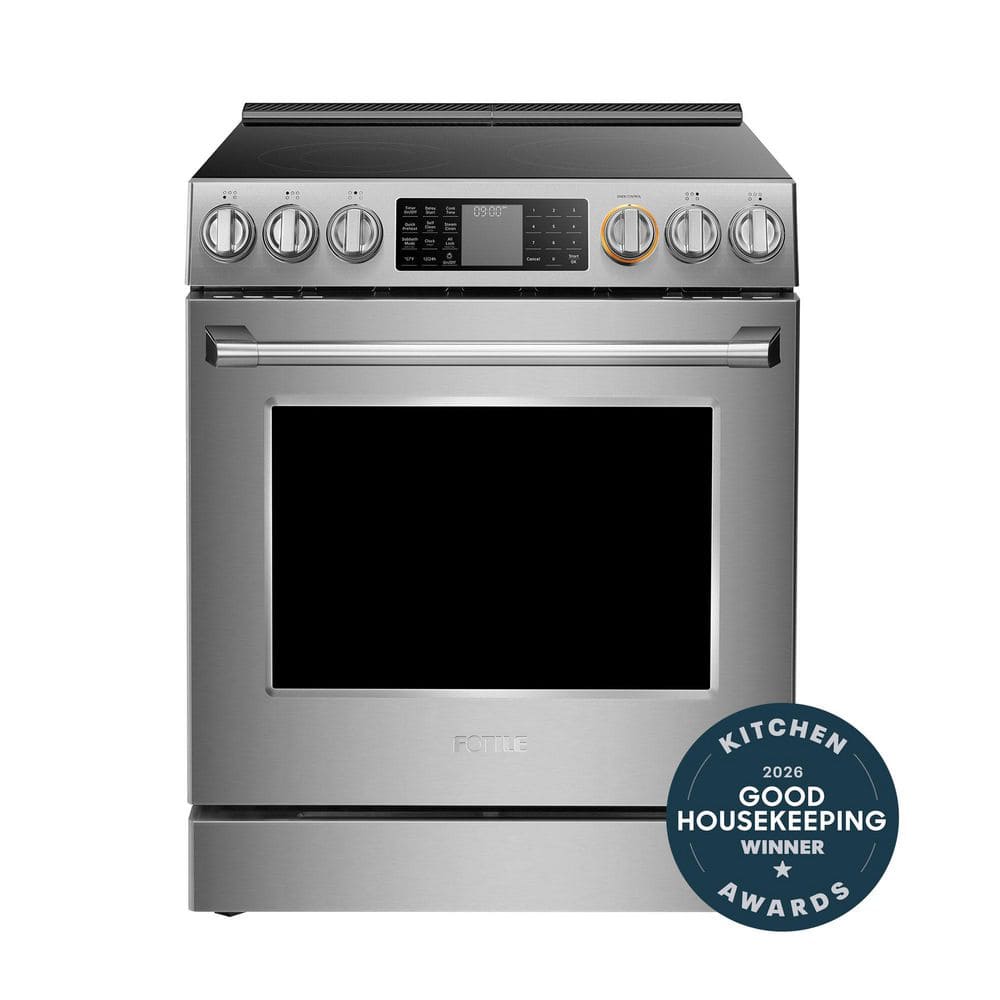 FOTILE 30 in. Fresh Bake Technology 5-Burner Element Slide-In Single ...