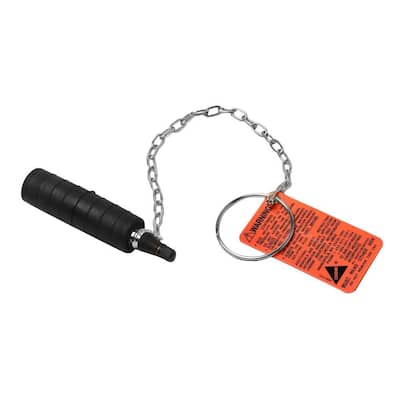 CHERNE 4 in. Rubber Test-Ball Pipe Plug with Extension Hose 271047