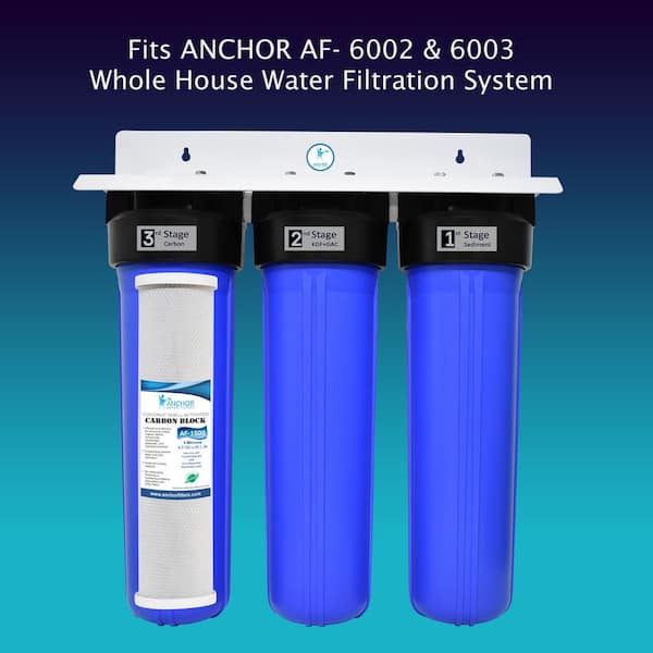 ANCHOR WATER FILTERS Carbon Block Replacement Filter for Whole House ...