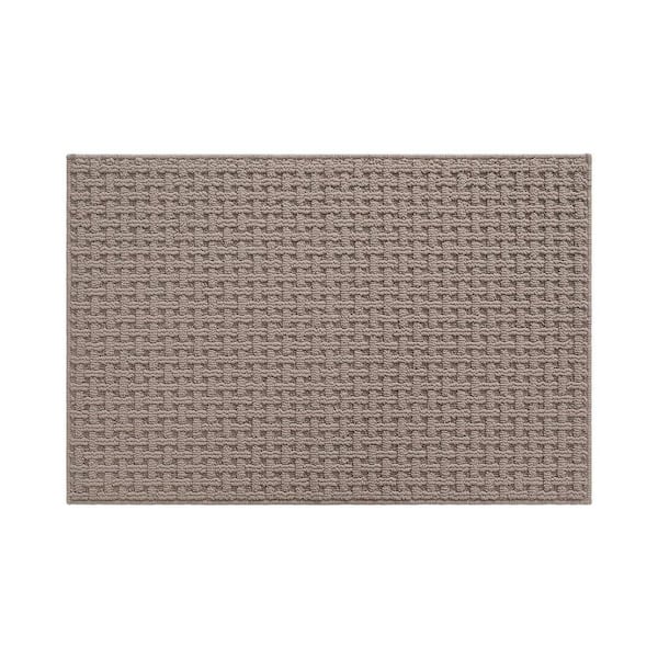 Brown 32 in. x 48 in. Indoor Entryway Door Mat Non Slip, Entrance Low ...