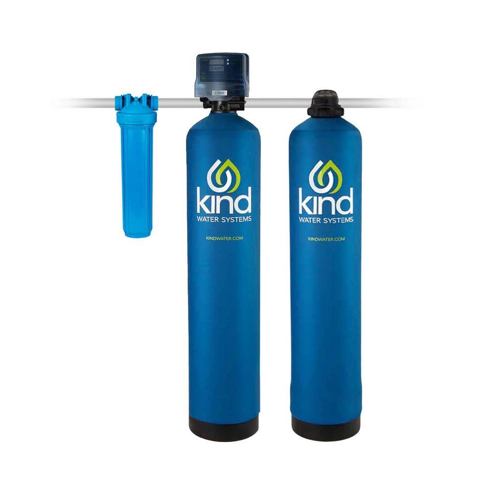KIND Whole House Well Water Filtration and Salt-Free Softener Combo WS ...
