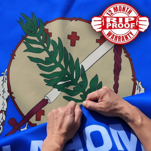 ANLEY 3 ft. x 5 ft. Polyester Rip-Proof Technology Double-Sided 3-Ply ...