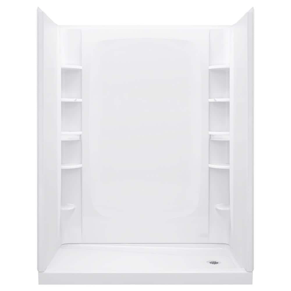 Sterling STORE+ 30 in. x 60 in. Single Threshold Right-Hand Shower Base ...