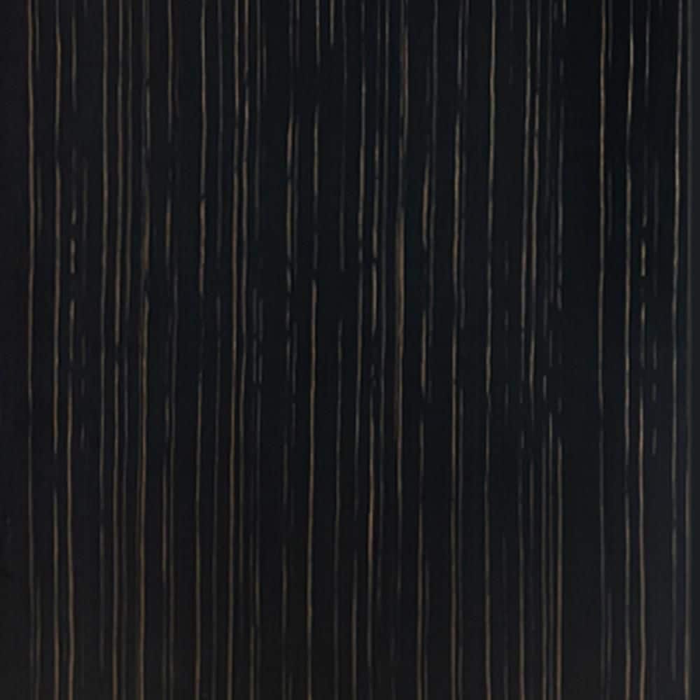 CALHOME 1/4 in. x 12 in. x 1 ft. Square Edge Black Finished Veneer MDF ...