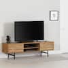 South Shore Mezzy Nordik Oak 69.25 in. TV Stand 15019 - The Home Depot