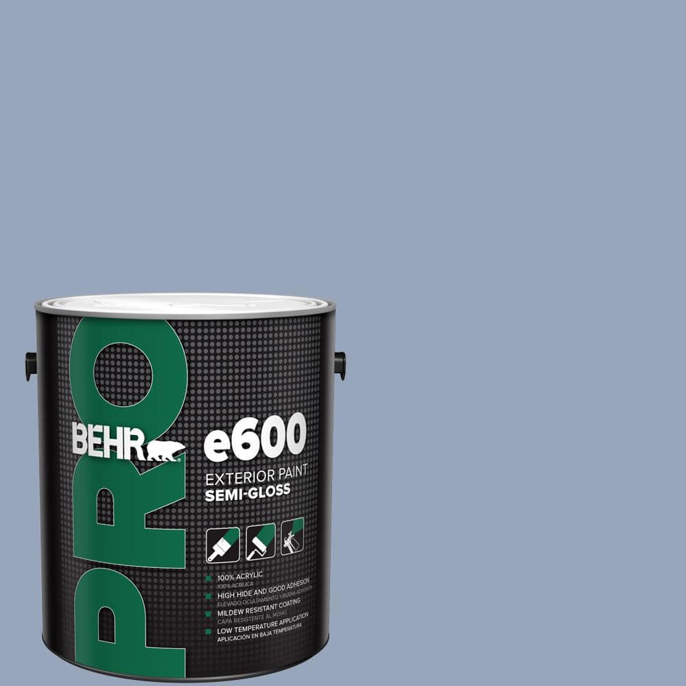 BEHR PRO 1 gal. #590F-4 Cloudberry Semi-Gloss Exterior Paint PR67001 ...