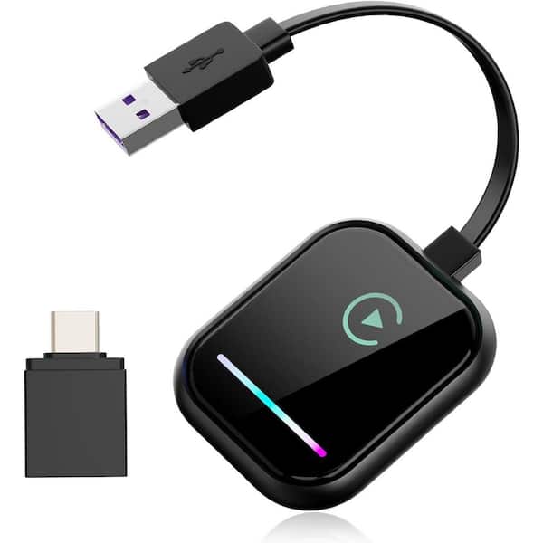 phyfalip Wireless Carplay Adapter Converts Wired to Wireless carplay Adapter for iPhone ...