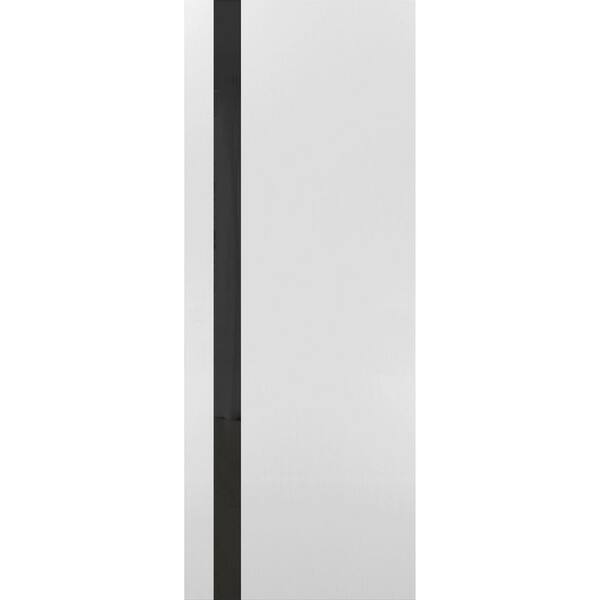 JELD-WEN 20 in. x 96 in. Madison White Painted Smooth Solid Core Molded ...