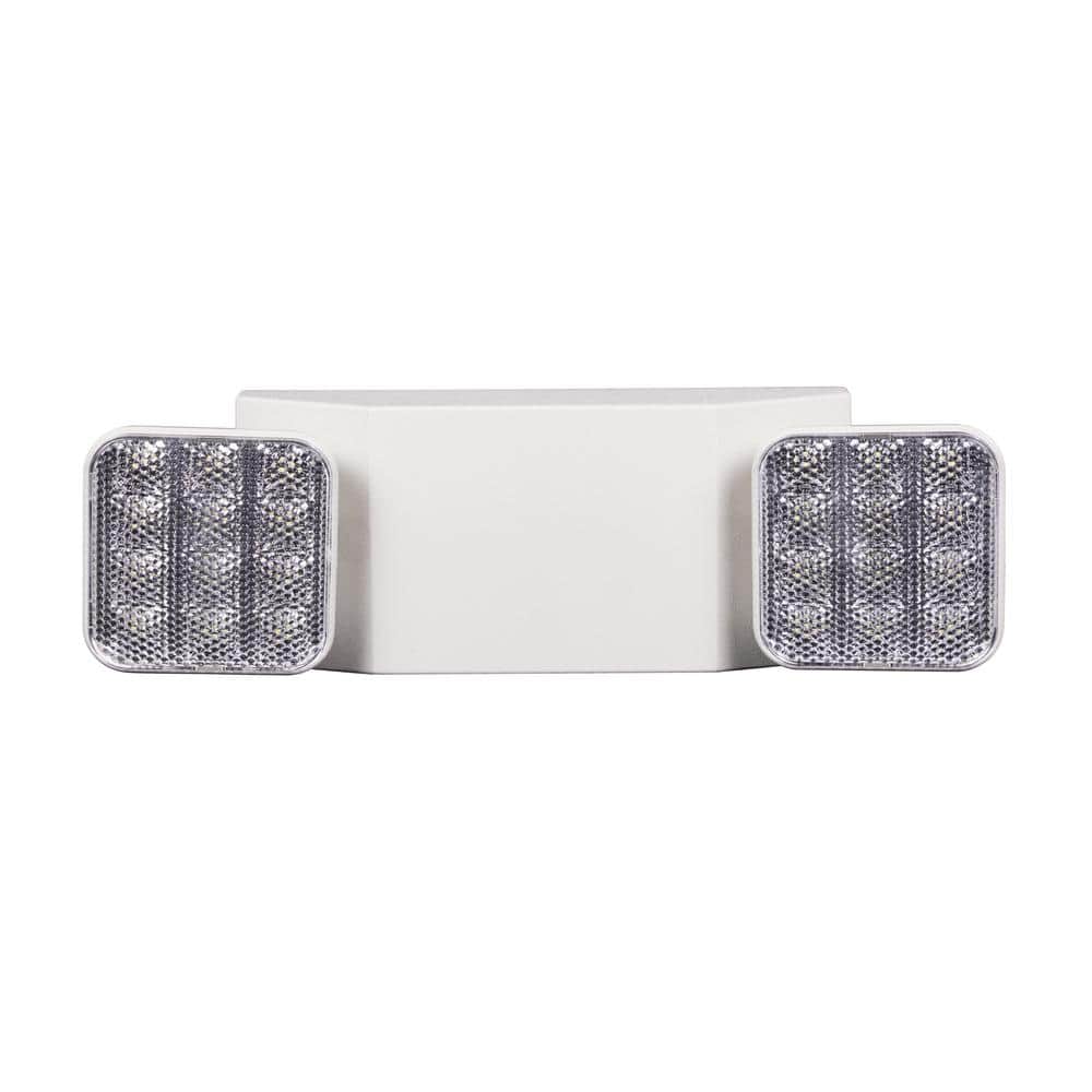 NICOR EML Series Low Profile Integrated LED White Adjustable Emergency ...